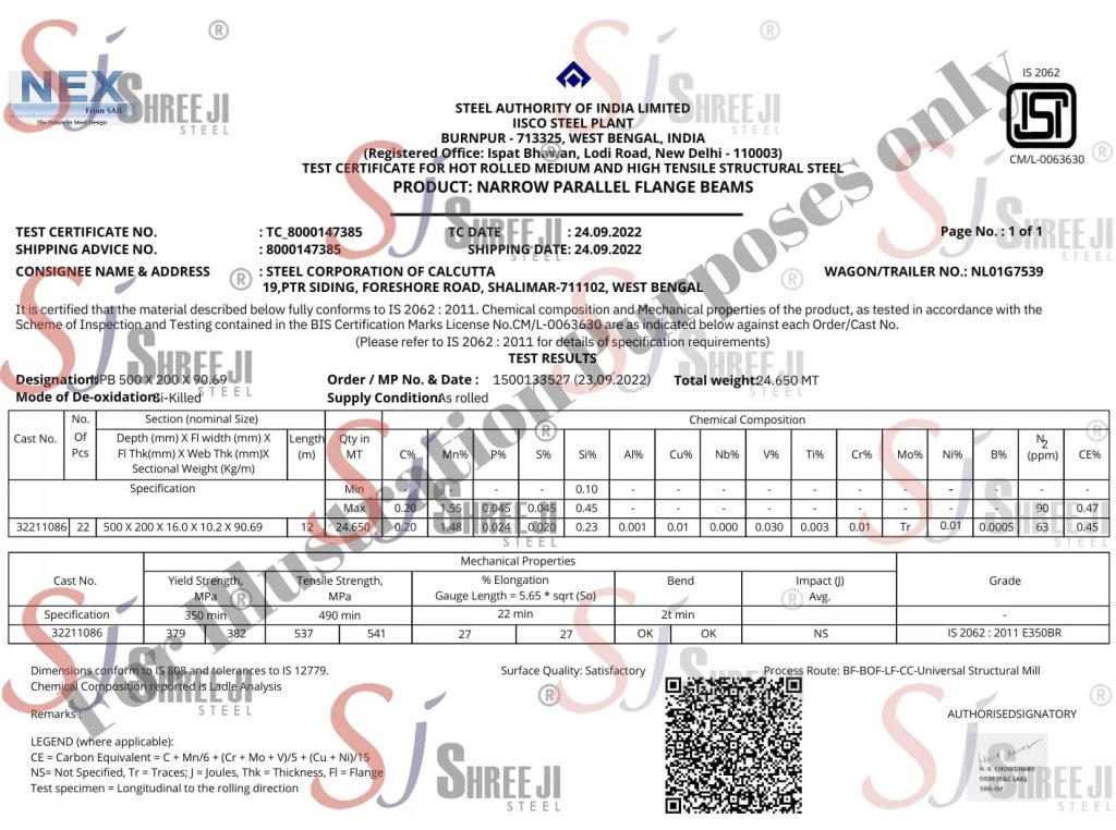Narrow Parallel Beam - Best SAIL NPB Supplier And Dealer